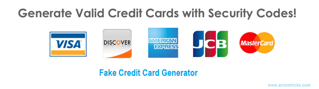 Complete Information How a Fake Credit Card Generator Works - Arrow Tricks